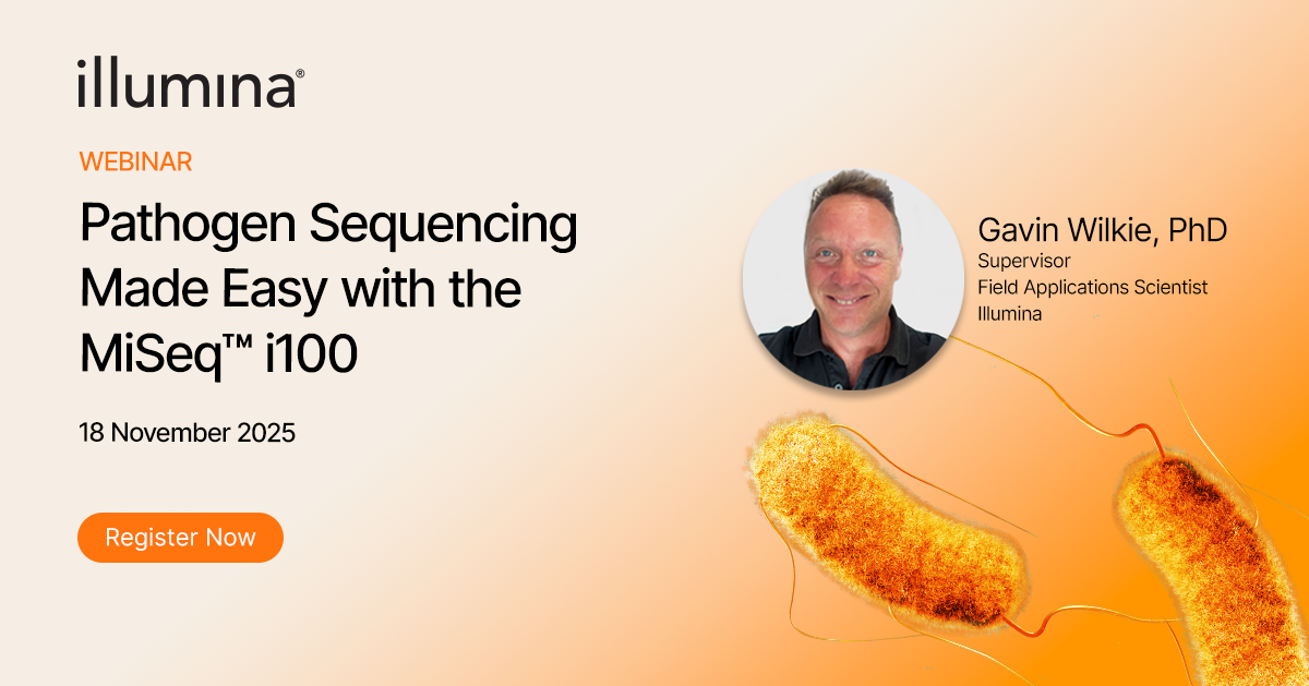 [Illumina Webinar] Pathogen sequencing made easy with the MiSeq i100
