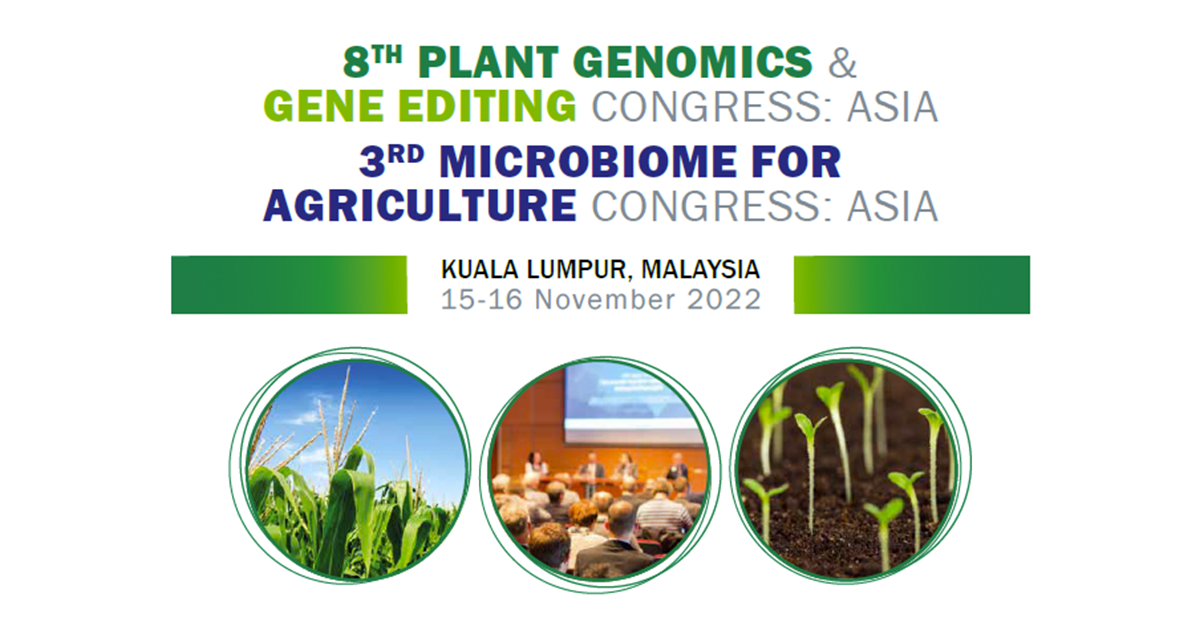 Plant Genomics and Gene Editing Congress Asia